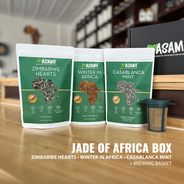 Jade of African Tea Box | Green Tea Best Sellers – Asami Tea Shop