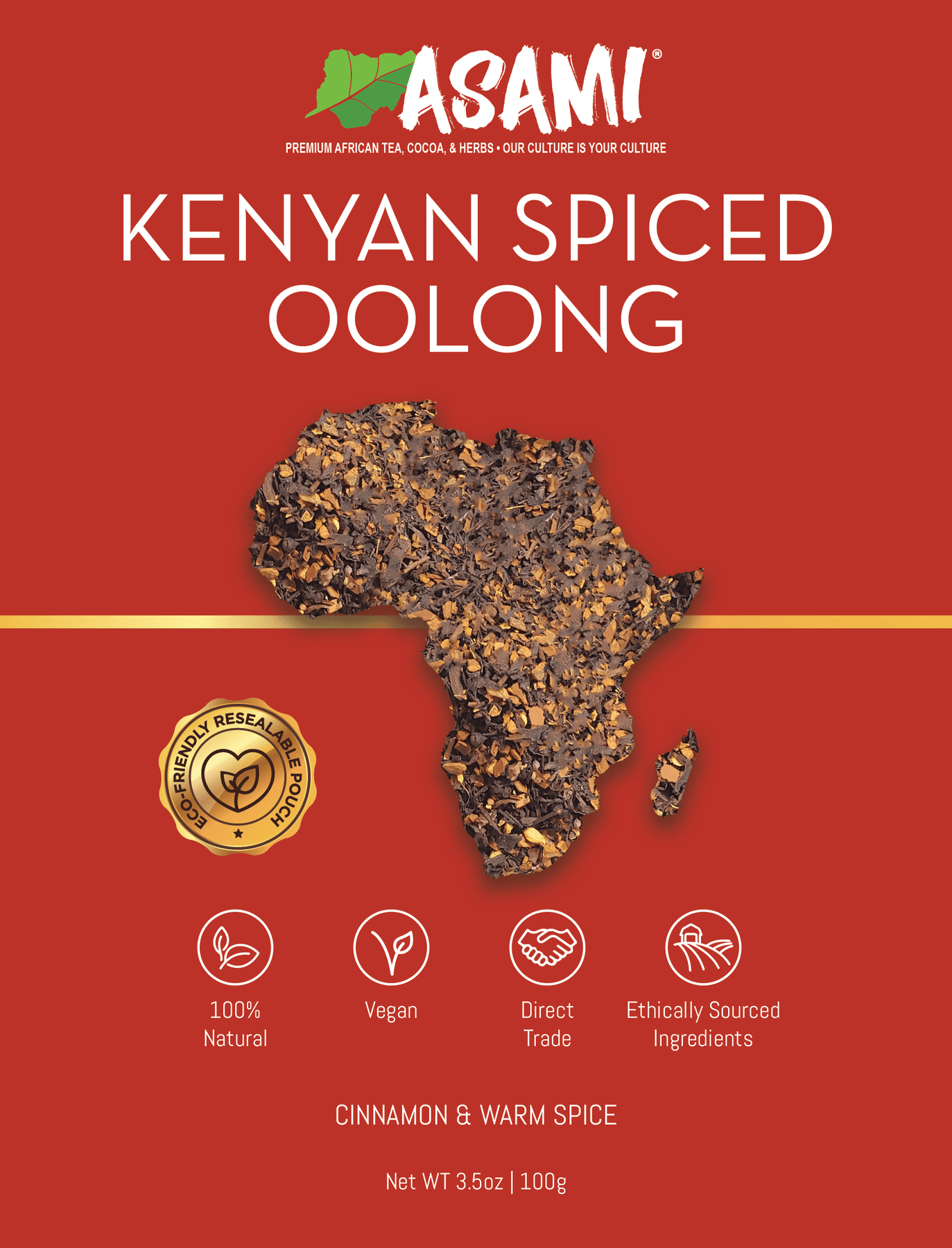Kenyan Spiced Oolong - Cinnamon & Warm Spice – Asami Tea Shop
